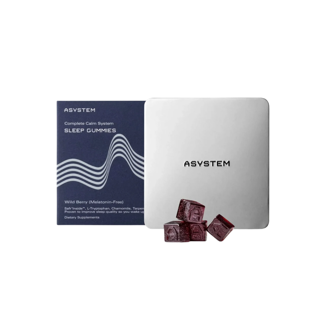 Asystem Sleep Gummies: Wild Berry (Melatonin Free) – Source & Self
