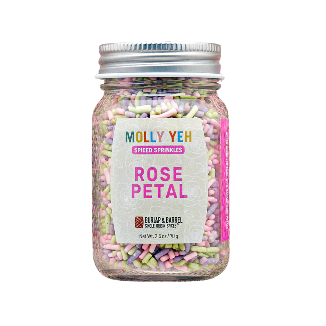 Burlap & Barrel: Rose Petal Spiced Sprinkles – Source & Self