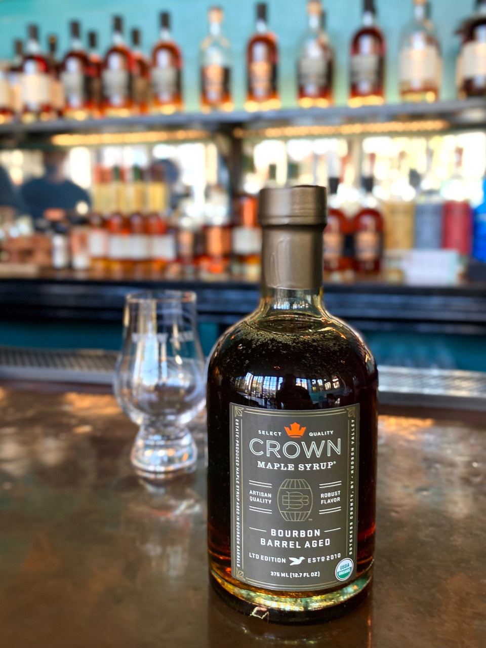 Crown Maple: Bourbon Barrel Aged Organic Maple Syrup – Source & Self