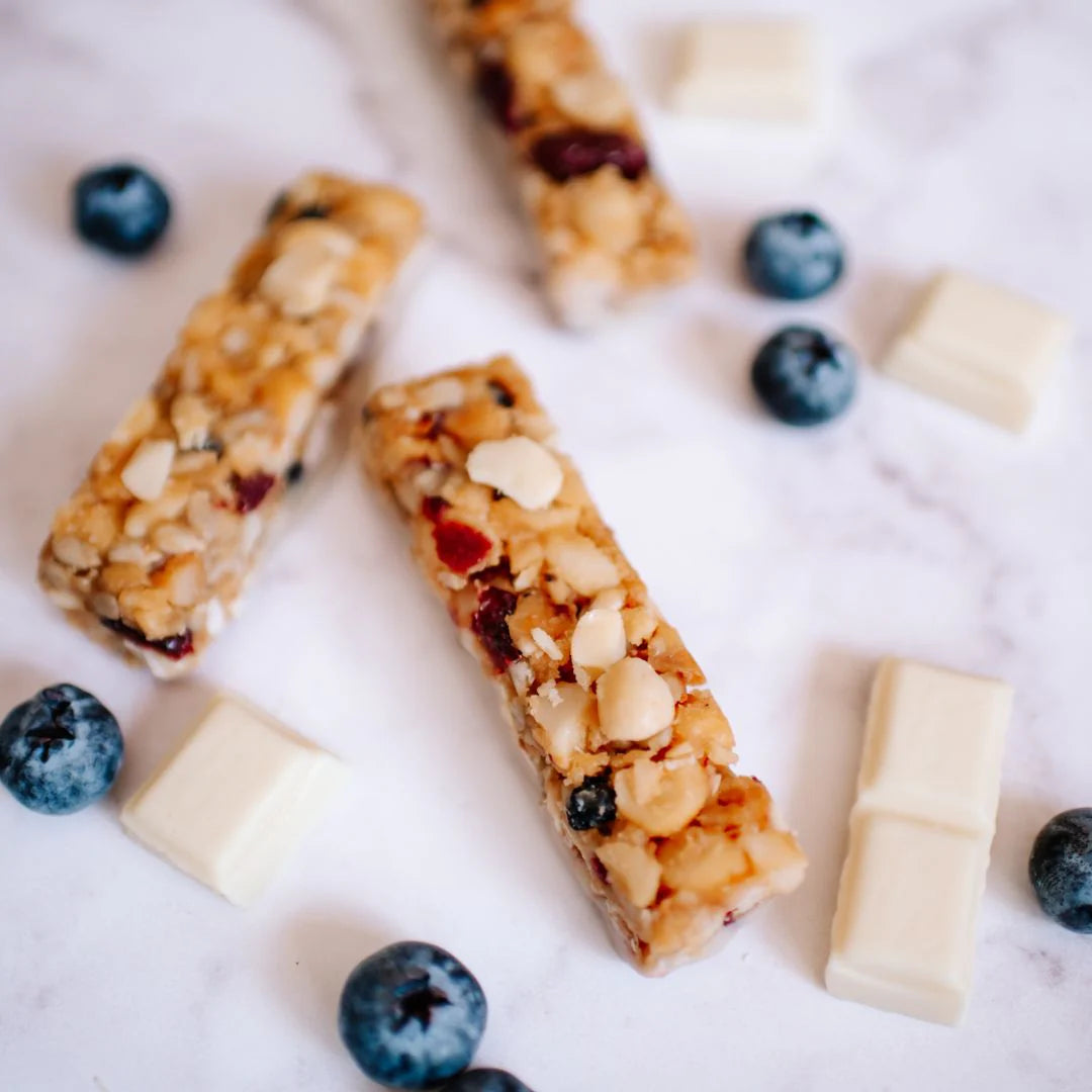 House of Macadamias: Blueberry White Chocolate Macadamia Snack Bar ...