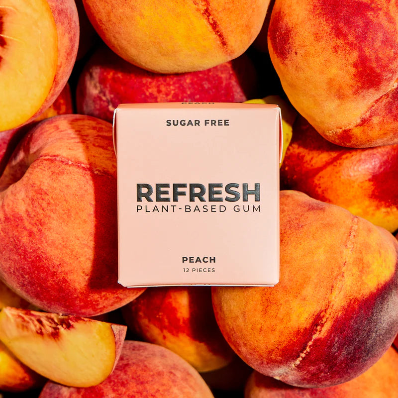 Refresh: Plant-Based Gum - Peach – Source & Self